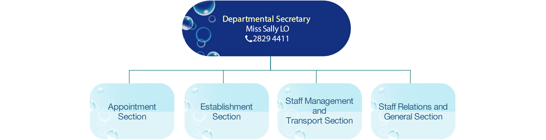 WSD - Organisation of Departmental Administration Division